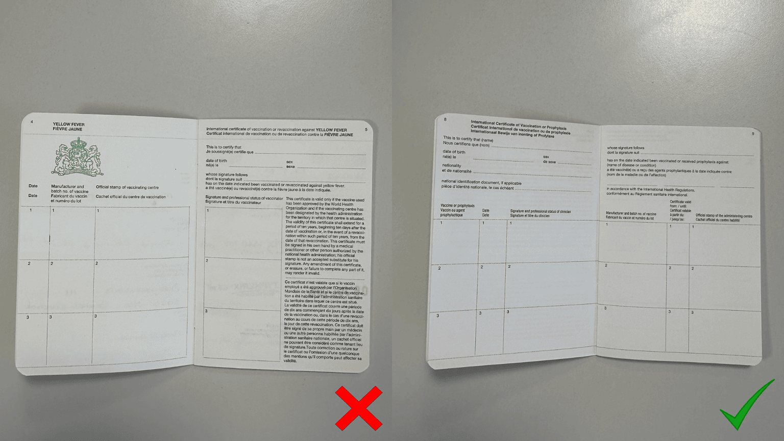 Oud vaccinatieboekje? Gele koortsbewijs kan worden afgekeurd ...